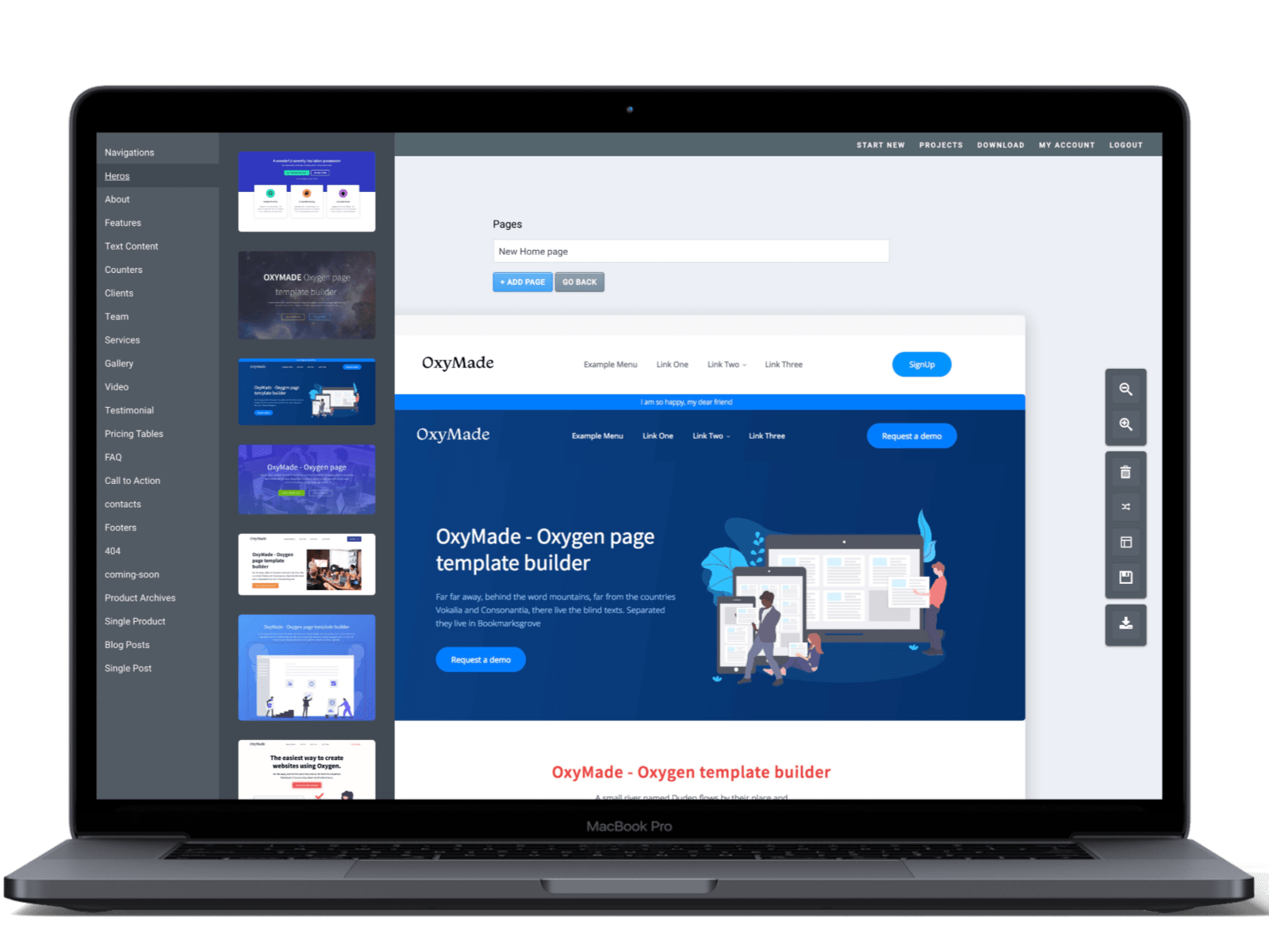 OxyMade - One Click Oxygen Page Template Builder - OxyMade - Oxygen Template Builder